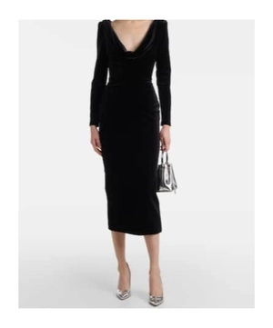 Alex Perry Velvet Corset Dress