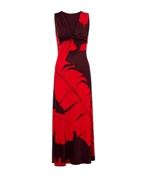 Johanna Ortiz Printed Jersey Maxi Dress - Red