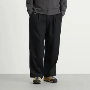 AND WANDER Wide-leg Casual Pants