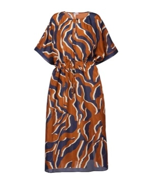 ERES Printed Dress - Brown