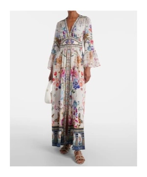 Camilla Crystal-embellished Silk Maxi Dress
