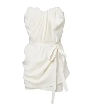 VIVIENNE WESTWOOD Susana Draped Corset Dress - White