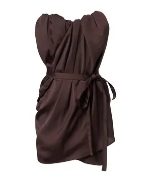 VIVIENNE WESTWOOD Susana Draped Corset Dress - Black