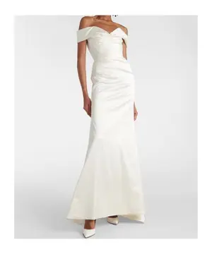 VIVIENNE WESTWOOD Cora Satin Gown - White