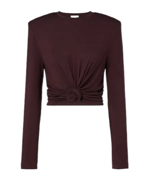 Magda Butrym Cotton-blend Top - Black