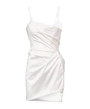 VIVIENNE WESTWOOD Bridal Venus Satin Minidress - White