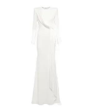 Alex Perry Maxwell Satin Crepe Wedding Gown - No