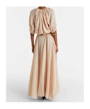 PATOU Striped Maxi Skirt