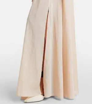 PATOU Striped Maxi Skirt
