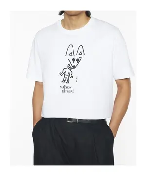 Maison Kitsuné Fox-print T-shirt