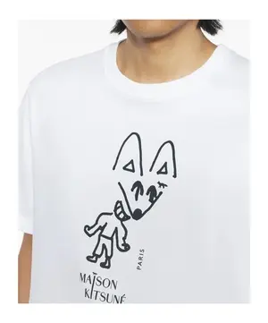 Maison Kitsuné Fox-print T-shirt