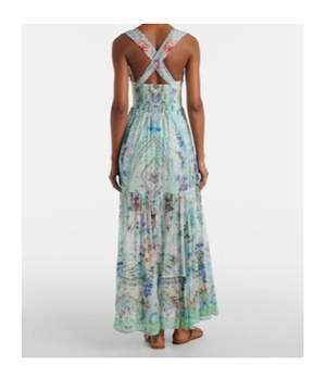 Camilla Embellished Silk Maxi Dress