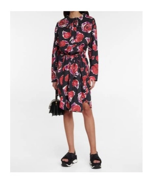 Marni Floral Cotton Midi Dress