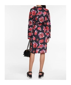 Marni Floral Cotton Midi Dress