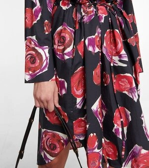 Marni Floral Cotton Midi Dress
