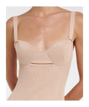 Magda Butrym Ribbed Midi Dress