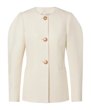 Gabriela Hearst Daelan Silk And Wool Blazer - White