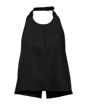 Wardrobe.NYC Halter Neck Top - Black