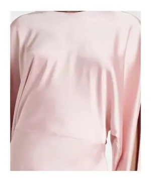 Norma Kamali Reverse Obi Satin Gown