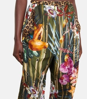 Camilla Floral Silk Balloon Pants