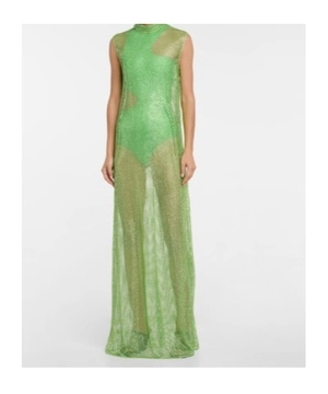 Stella McCartney Mesh Maxi Dress