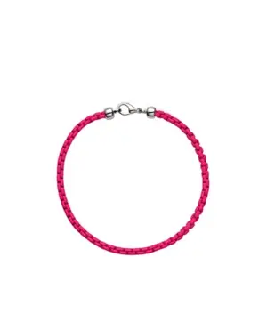 EERA Giada 18kt White-gold Anklet - Pink