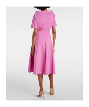 Oscar De La Renta Wool-blend Midi Dress