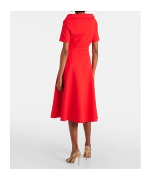Oscar De La Renta Wool-blend Midi Dress