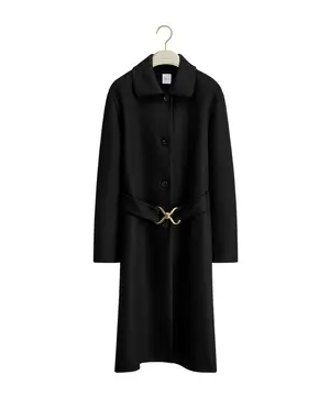 Dior Coat With Belt - Black