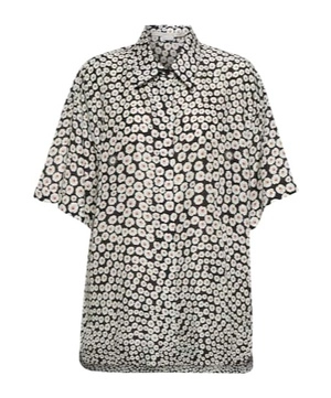 Stella McCartney Floral Silk Shirt - Gray