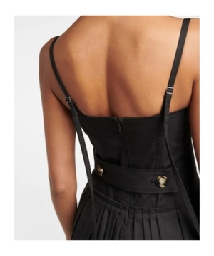 Proenza Schouler Cotton-blend Sweetheart Neckline Midi Dress