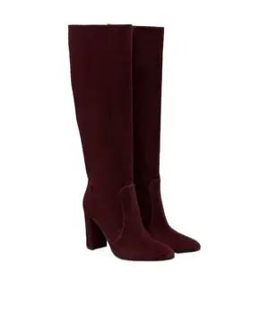 GIANVITO ROSSI Suede Knee-high Boots - Brown