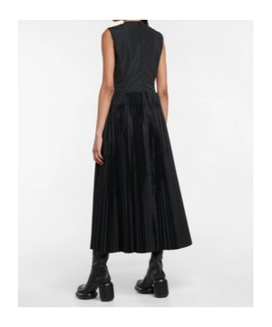 JIL SANDER Pleated Midi Dress