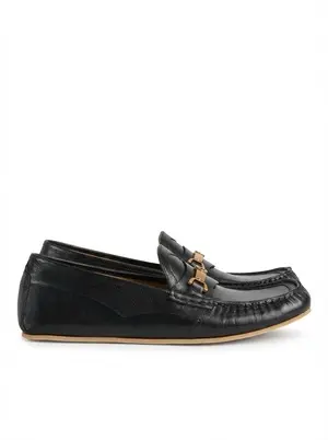 Gucci Horsebit-detail Loafers - Black