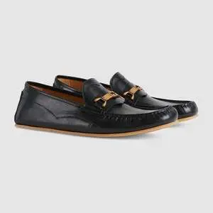 Gucci Horsebit Detail Loafers