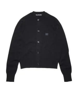 Acne Studios Face Logo Patch Button-up Cardigan