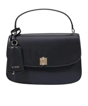 Guess Flap Shoulder Bag - Black