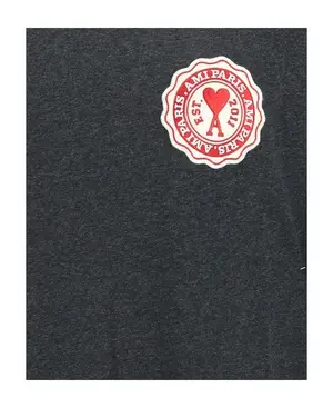 AMI Paris Logo-patch Oversized T-shirt