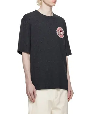 AMI Paris Logo-patch Oversized T-shirt