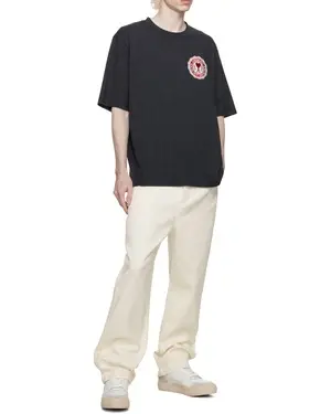 AMI Paris Logo-patch Oversized T-shirt