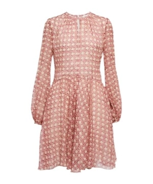 Giambattista Valli Silk Georgette Minidress - Pink