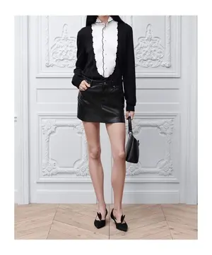 Dior Leather Miniskirt