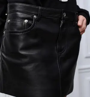 Dior Leather Miniskirt