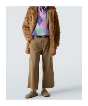 ERL Hooded Shearling Coat
