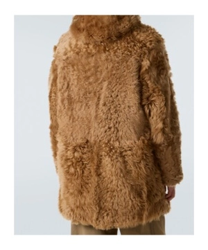 ERL Hooded Shearling Coat