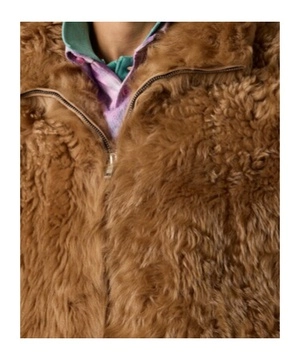 ERL Hooded Shearling Coat