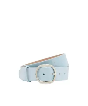 Gabriela Hearst Elster Suede Belt - White