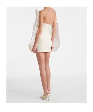 Magda Butrym Cotton And Silk-blend Organza Minidress