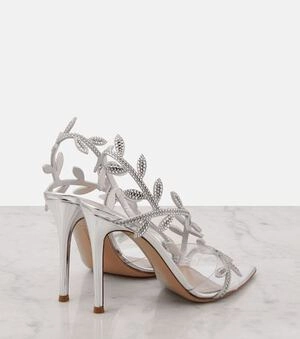 GIANVITO ROSSI Pointed Toe Leather Sandals