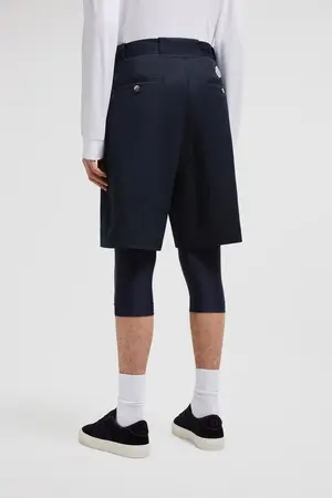 Moncler Gabardine Bermuda Shorts